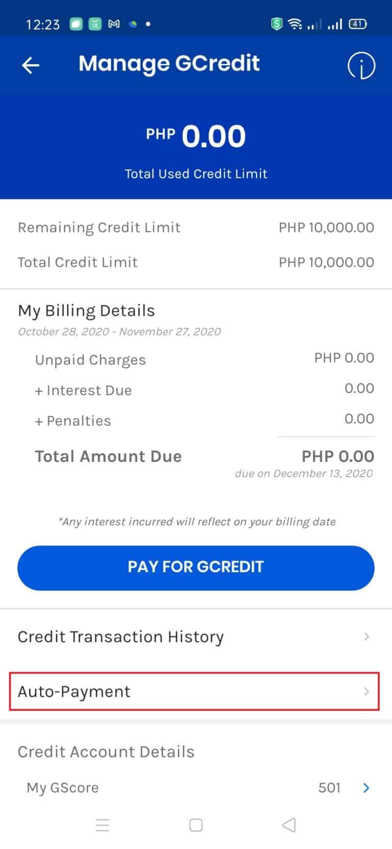 GScore and GCredit: Using Both to Your Advantage