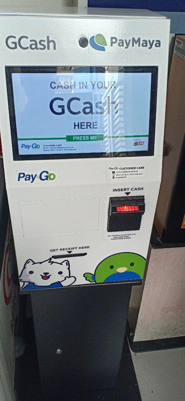 Cashing-in Using TouchPay and Pay&Go Machines