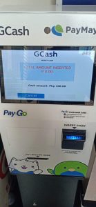 Cashing-in Using TouchPay and Pay&Go Machines