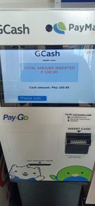 Cashing-in Using TouchPay and Pay&Go Machines