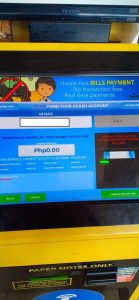 Cashing-in Using TouchPay and Pay&Go Machines