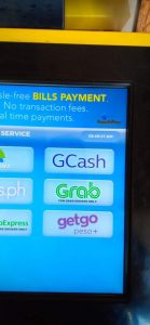 Cashing-in Using TouchPay and Pay&Go Machines