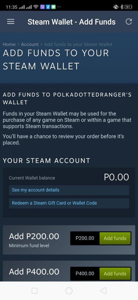 Buying Steam Credits Using GCash and Other Channels (Paymaya, Coins.ph ...