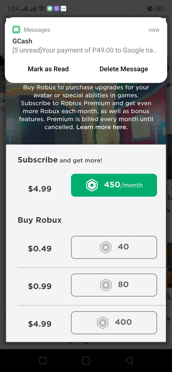 A Helpful Guide to Buying Robux using GCash