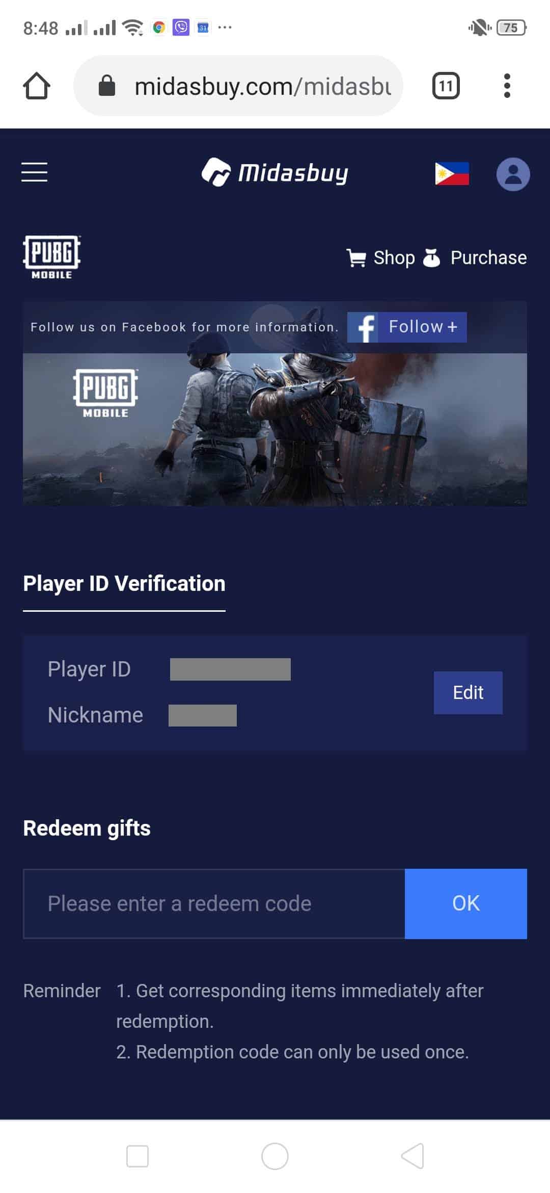 Buying PUBG Unknown Cash Using GCash - Making GCash relatable to the ...