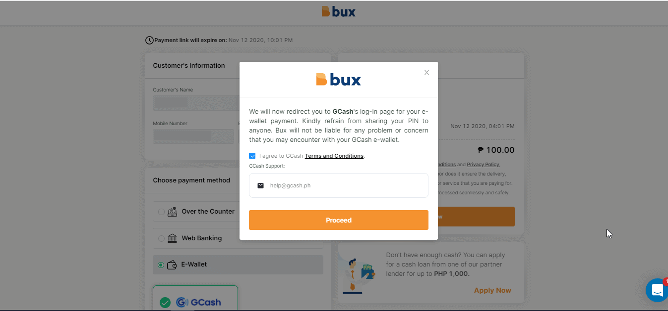 Using Bux with GCash to Handle Payments - Making GCash relatable to the ...