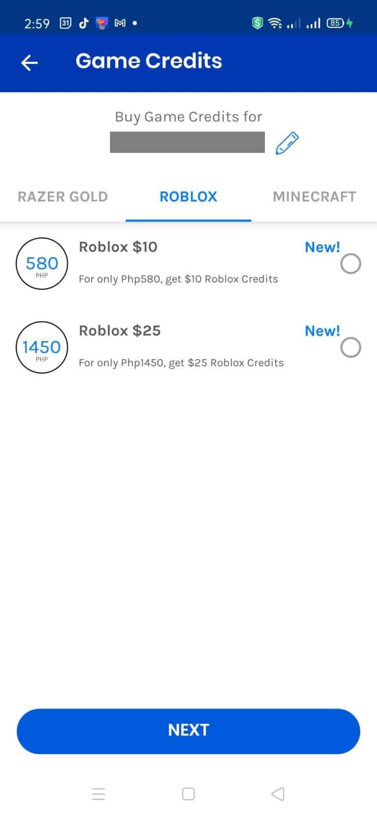 A Helpful Guide to Buying Robux using GCash