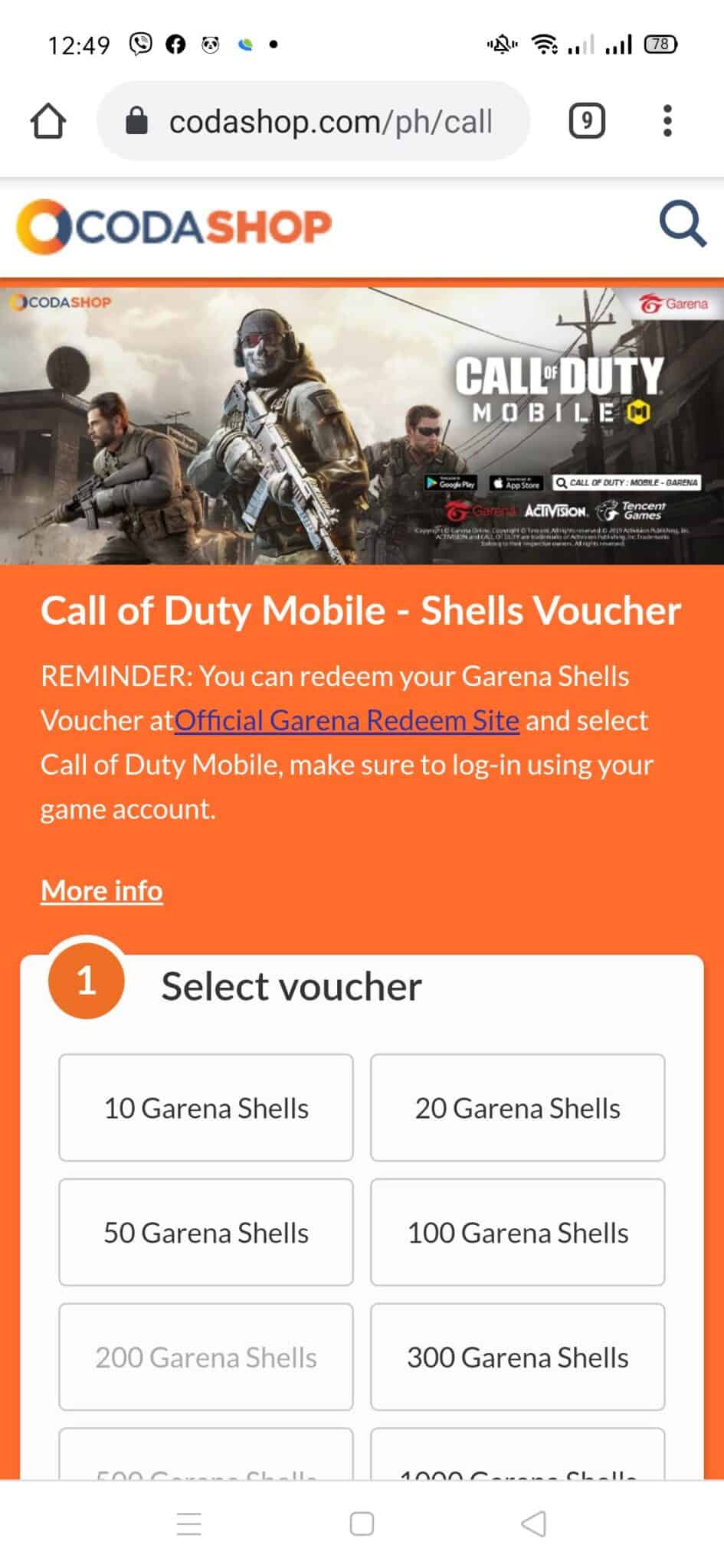 Buying Call of Duty Points using GCash, Simplified - Making GCash ...