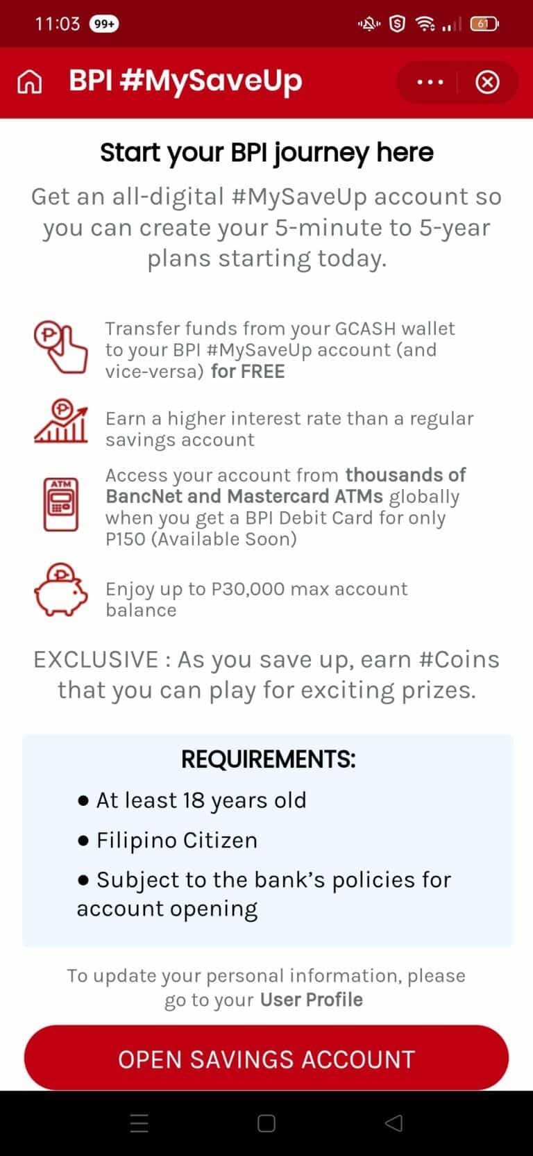 A Clear Guide to Creating a MySaveUp by BPI GSave Account - Making ...