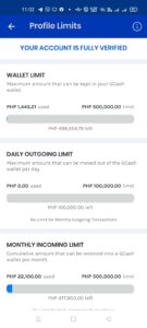 GCash Limits Repository