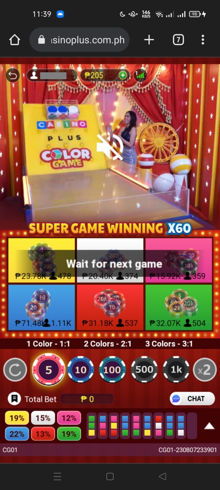 Enjoy Color Game Live Perya in GCash